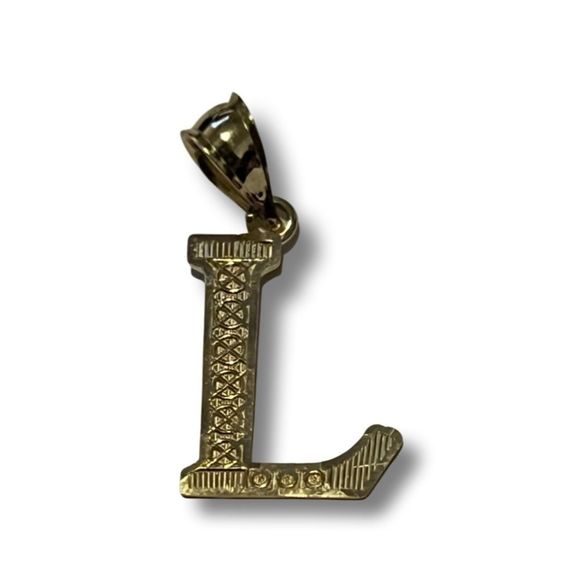 Tehrani Jewelry | Jewelry | 4k Solid Goldinitial L Pendant Letter L ...